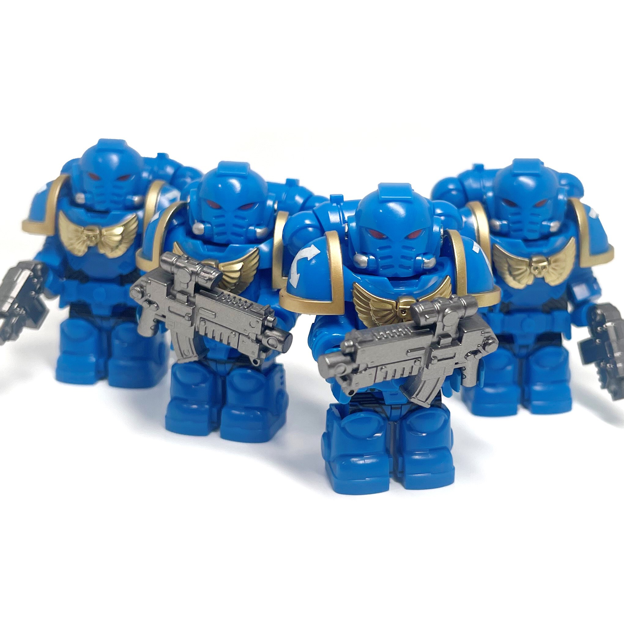 Ultramarine Blue Space Marine Squad – Brick Frontier